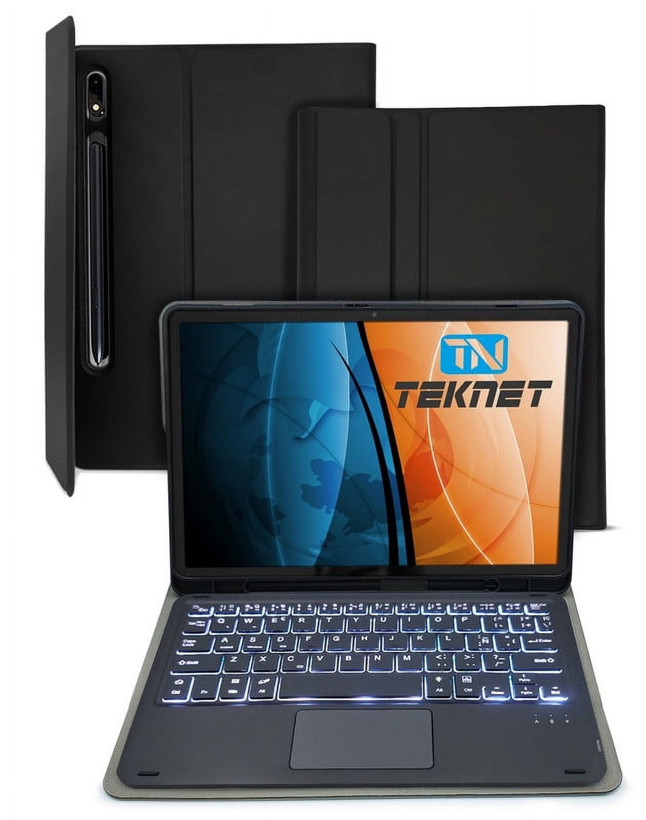 Funda Teclado Bluetooth Touchpad Teknet para Samsung Galaxy Tab S9 de 11 pulgadas | Walmart en línea