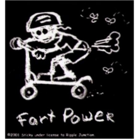 Fart Power Sticker - Walmart.com