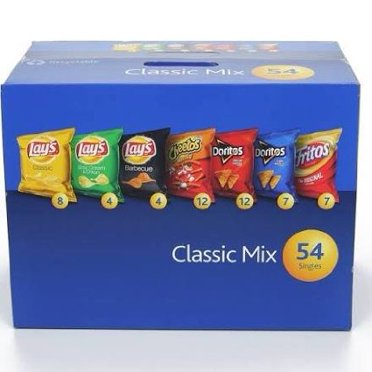 Frito-Lay Classic Mix Variety Pack, 1 Oz, 50 Ct - Walmart.com