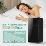 Tacool Mini Fridge, 2.4 Cu.Ft Compact Refrigerator with Freezer, Quiet ...