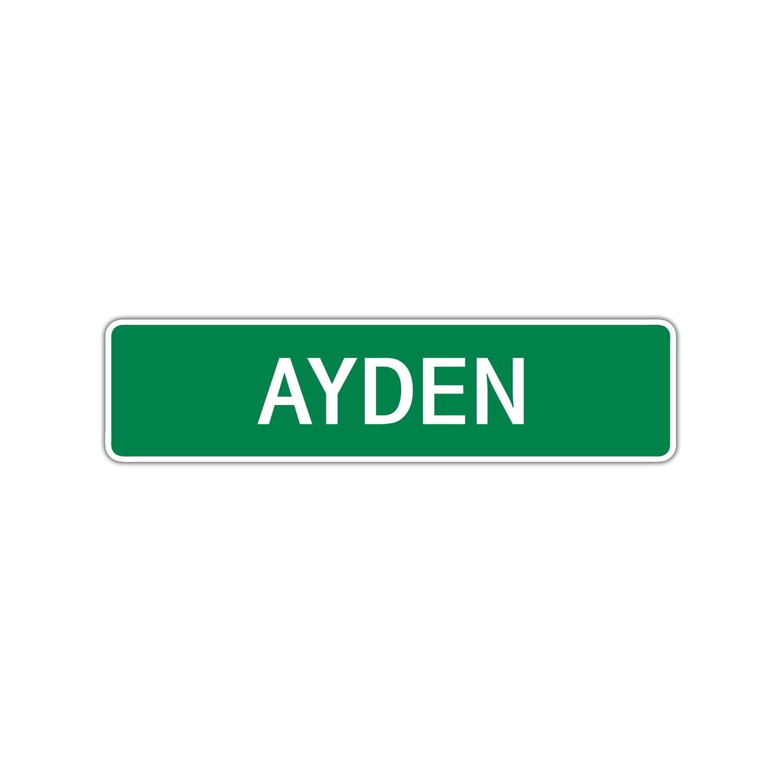 Ayden Boys Letter Printed Label Indoor Outdoor Wall Children Name ...