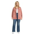 Terra & Sky Plus Size Denim Shacket - Sizes 0X-4X - Walmart.com
