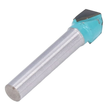 V Shaped Router Bits, 1/4in Shank High Hardness V Groove Bit Accurately ...