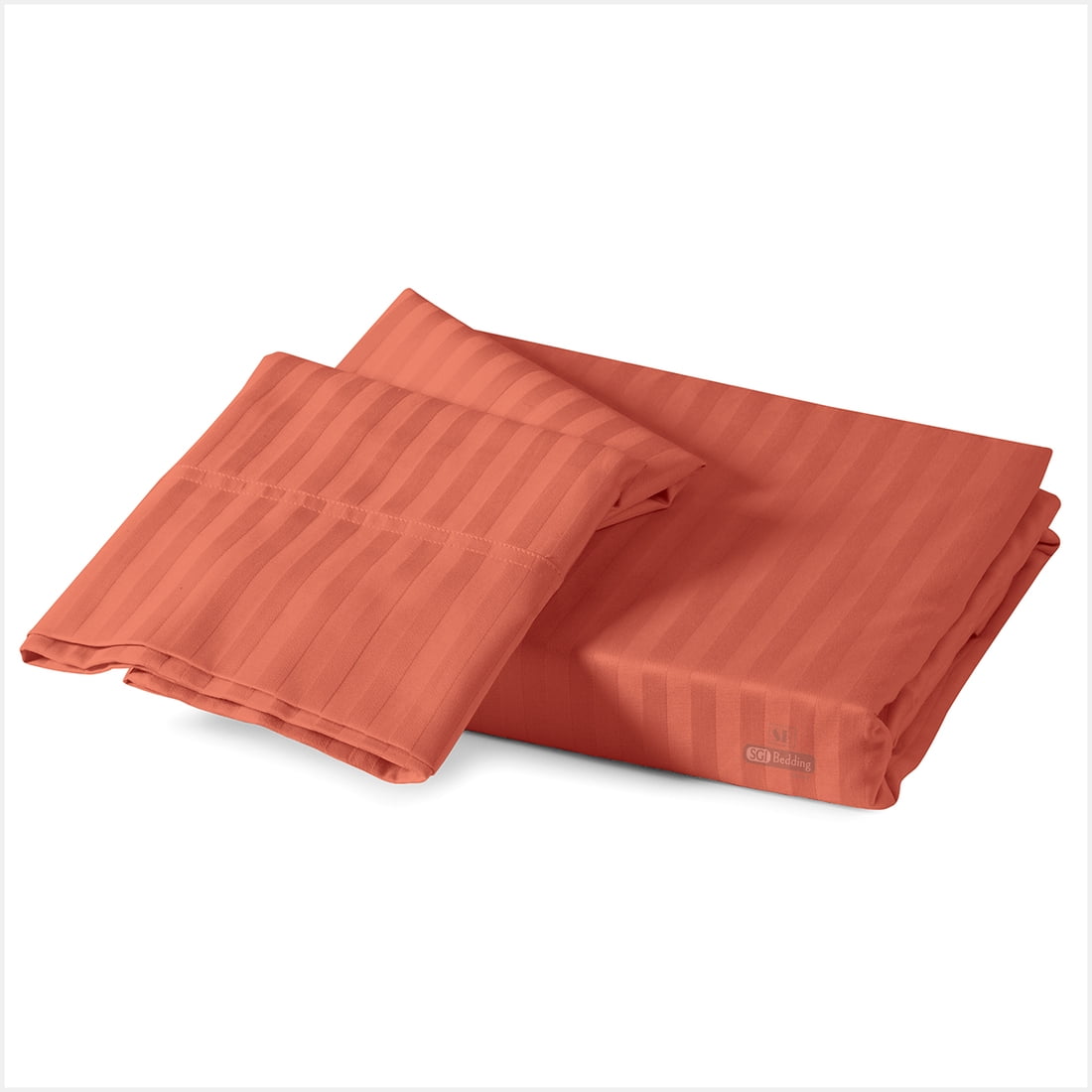 SGI Pillow Case Brick Red Solid 600 TC Standard 20x26" 2 Piece ...