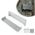 KDJ Metal Mailbox Mounting Bracket Large for mailboxes with 8” Wide ...