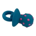 Vibrant Life Playful Buddy Pacifier Dog Toy, Latex with Plush Filling ...