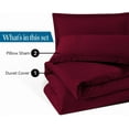 California King ( 104" x 98" ) (Burgundy, Solid) 600 Series Pima Cotton ...