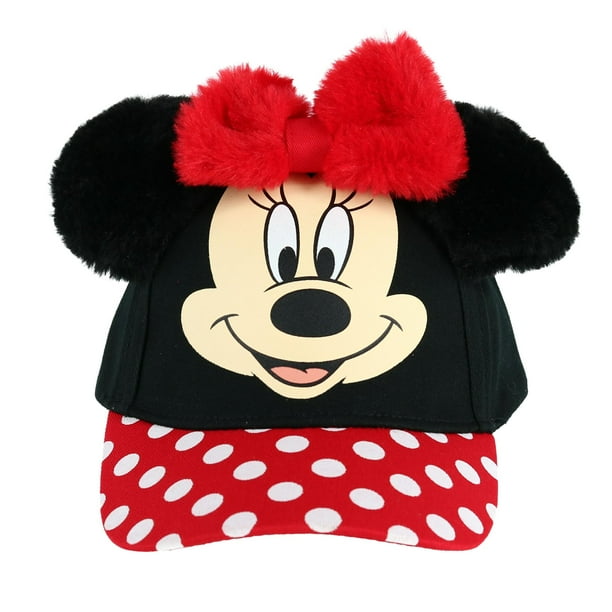 Jerry Leigh Disney Toddler Minnie Mouse Big Face Baseball Cap with 3D ...