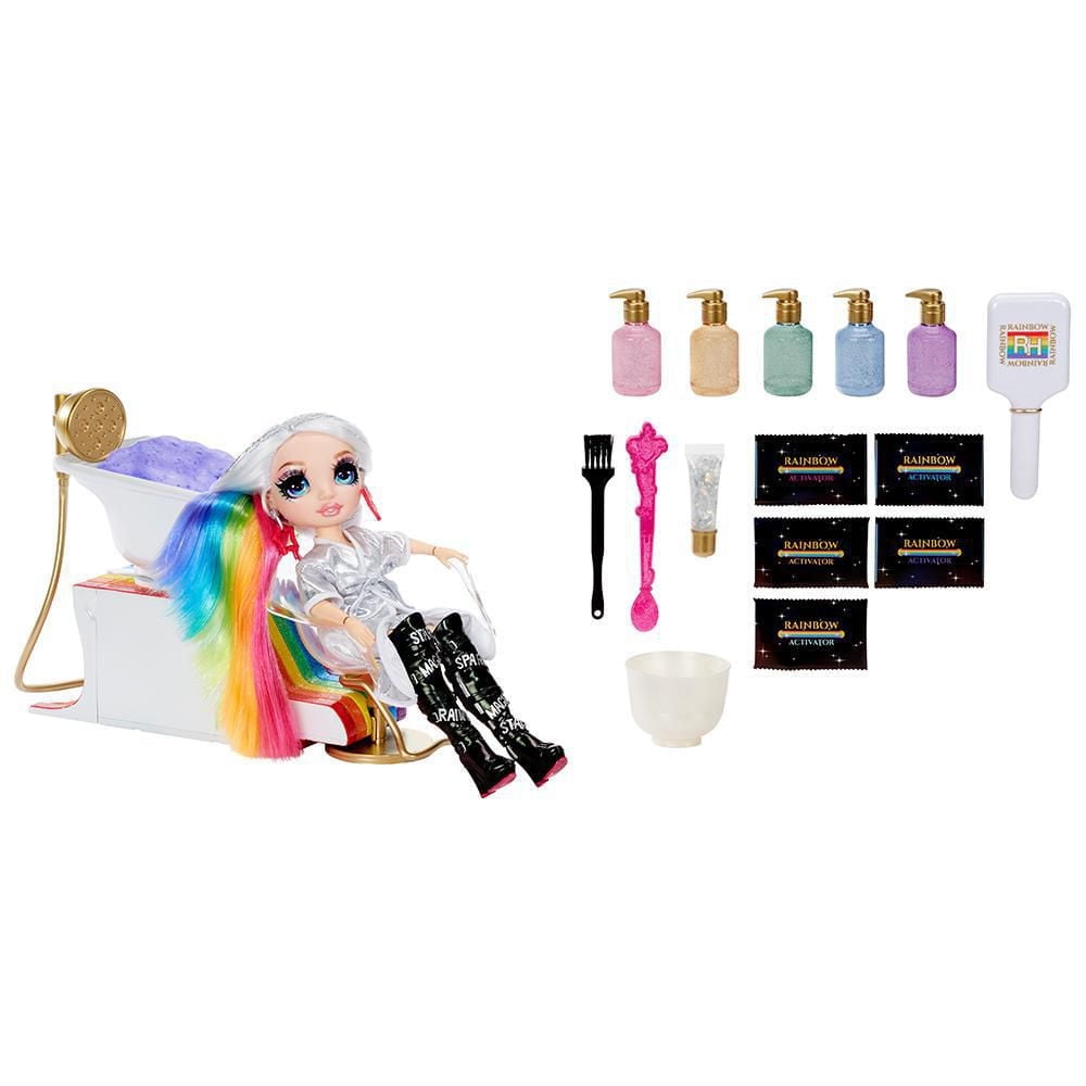 Click here for Rainbow High Salon Playset With Rainbow Of Diy Was... prices