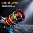 30W LED Headlight, Strong White Light with Long Fluorescent Color Strip ...