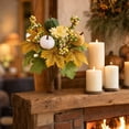 8 Styles Fall Halloween Artificial Flower Picks, Pumpkin Maple Leaf ...