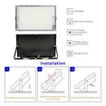 1/2/3PCS Led Flood Light 50W 100W 150W 200W Outdoor Floodlight IP65 ...