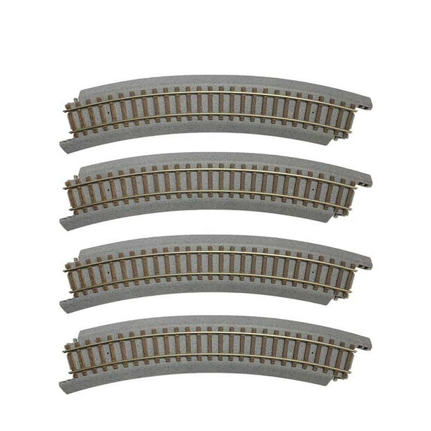 Walthers Trainline HO Scale Power-Loc Track/Gray Roadbed 18in Radius ...