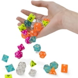 Wiz Dice Desert Topaz Set of 7 Polyhedral Dice in Display Case ...