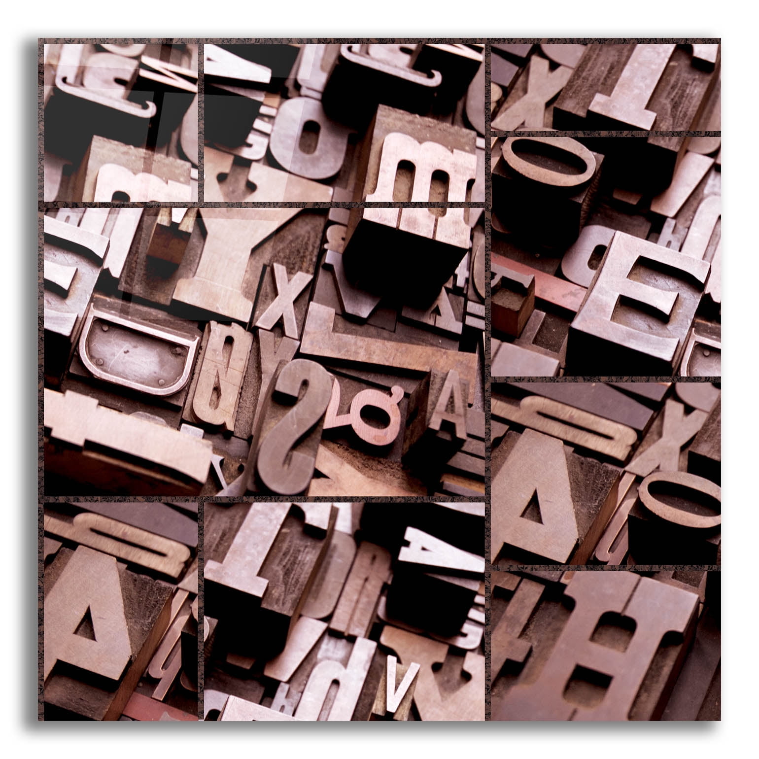 Epic Art 'Typography Photography repeat 5' by Holli Conger, Acrylic ...