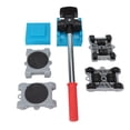 BIMZUC 8pcs Furniture Mover Set, Easy Moving 360 Degree Rotation Wheels ...