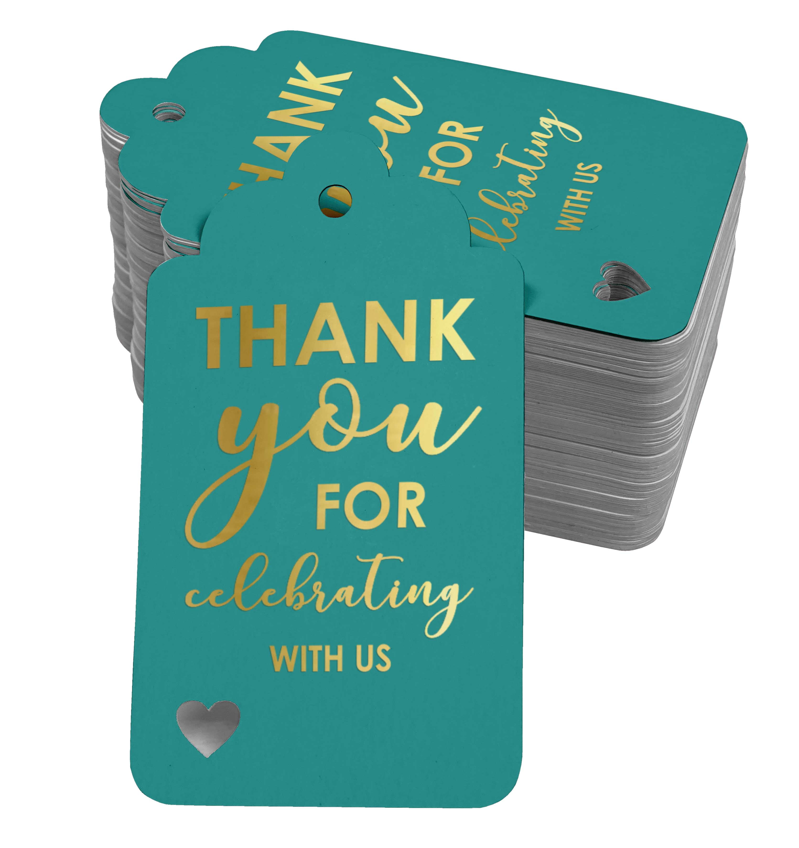 Inkdotpot ThankYou For Celebrating With Us Bridal Shower-Baby Shower-Retirement-Wedding-Birthday ...