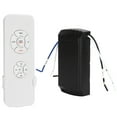 220V Wireless Ceiling Fan Lamp Remote Control Kit with Receiver Timing ...