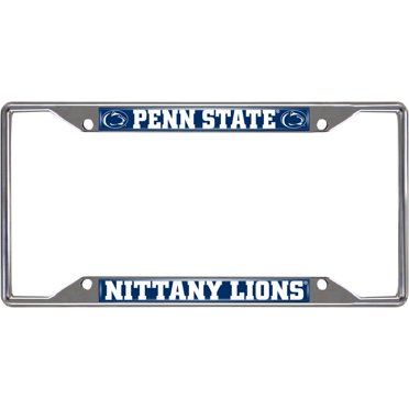 Penn State NCAA Nittany Penn State Mirrored Laser Cut License Plate ...