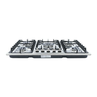 Hothit Propane Gas Cooktop 30" Inch, 5 Burner Built-in Stainless Steel ...