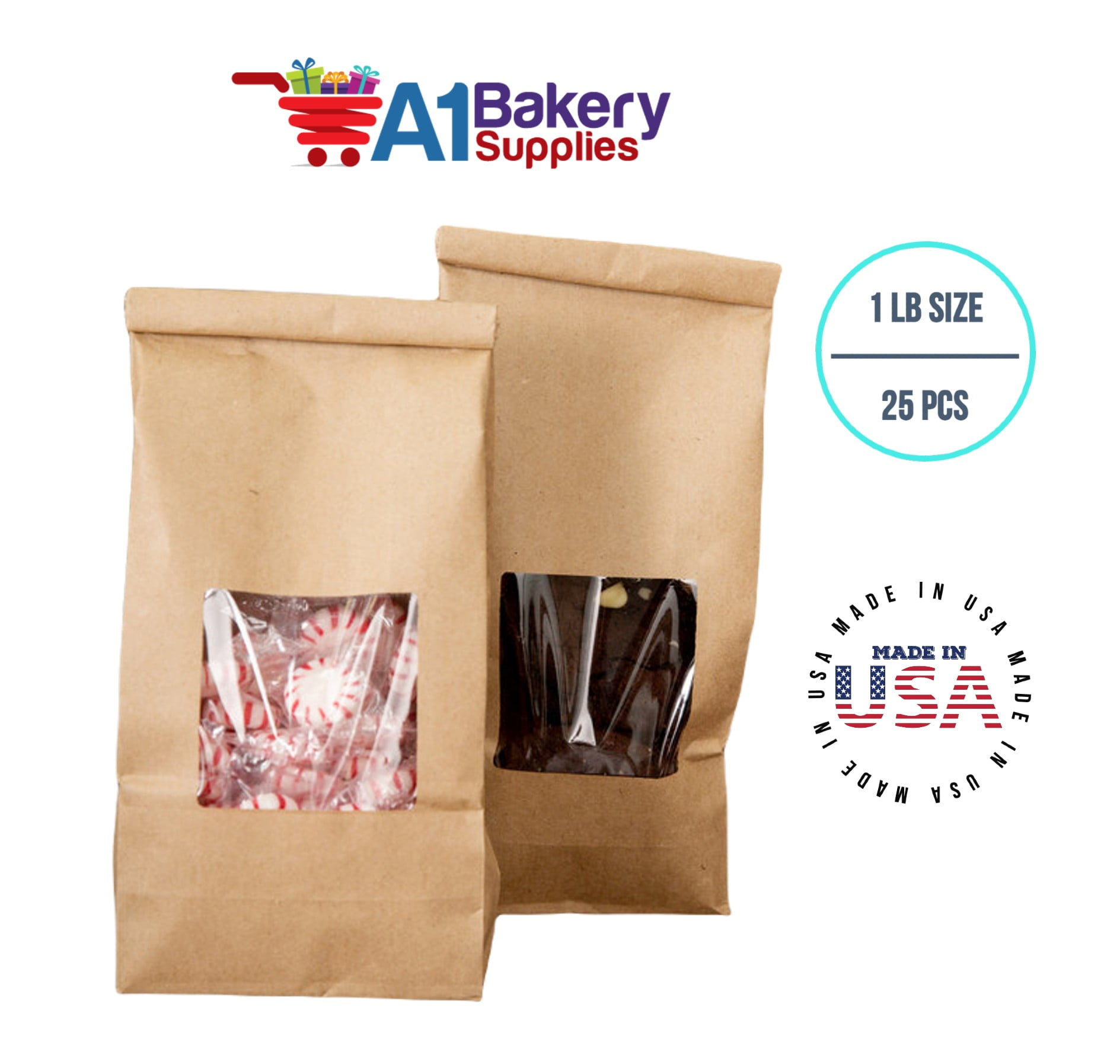 Bakery Bags Paper Bags Tin Tie Tab Bags Cookie Bags, Coffee Bags Tin ...