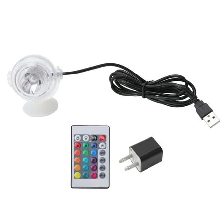 Submersible Fish Tank Lamp, Color Change USB LED Aquarium Light ...