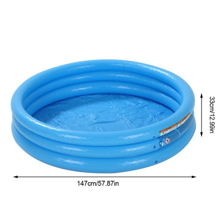 Children's Inflatable Swimming Pool Blue Portable Convenient Water ...