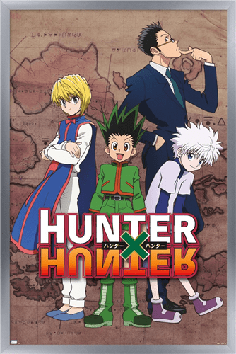Hunter X Hunter - Map Wall Poster, 14.725" x 22.375", Framed - Walmart.com
