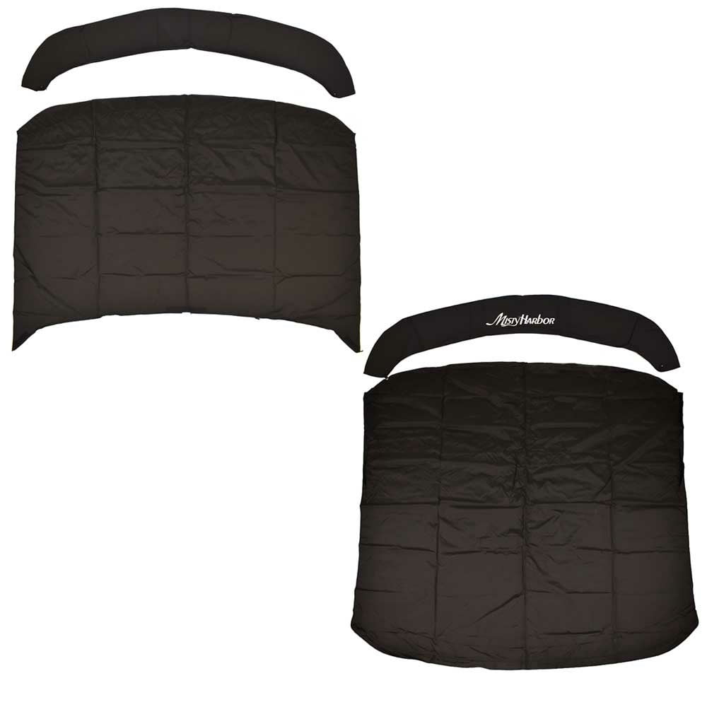 Misty Harbor Pontoon Boat Bimini Covers 45342-14 | Dowco Black (Set of ...