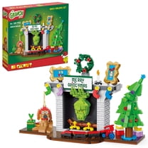 Brickcraft Grinch Wreath Brick Building Kit (523- Plastic Piece Set ...