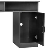 Zimtown Chipboard Computer Desk with 2 Shelves 4 Drawers and One ...
