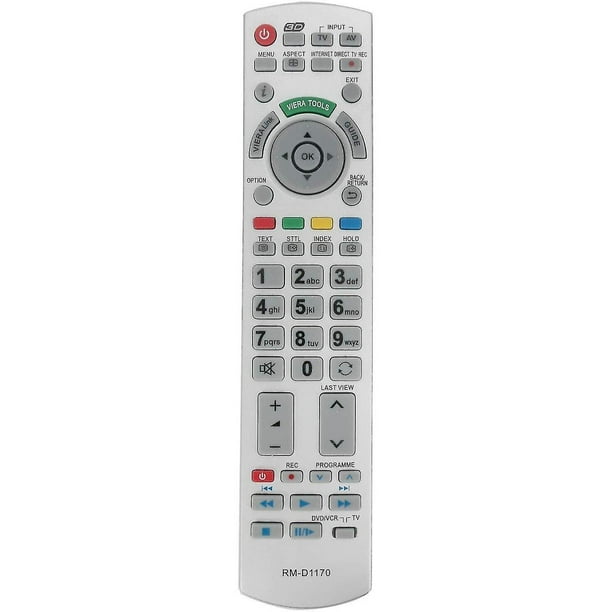 Allimity Rm-d1170 Remote Control Replaced For Panasonic Led Lcd Bravia Plasma Tvn2qayb000752 ...