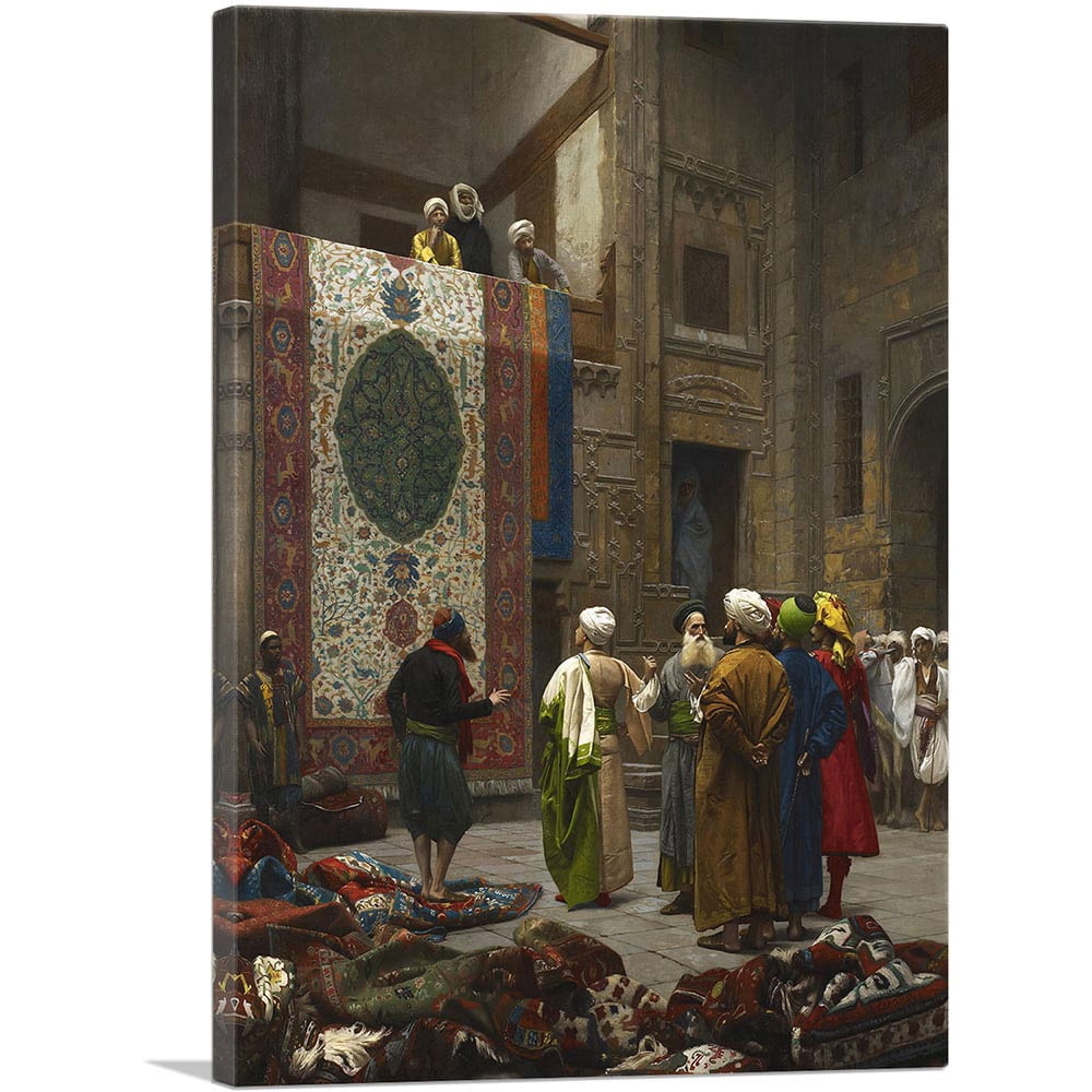 ARTCANVAS The Carpet Merchant 1887 Canvas Art Print by Jean Leon Gerome ...