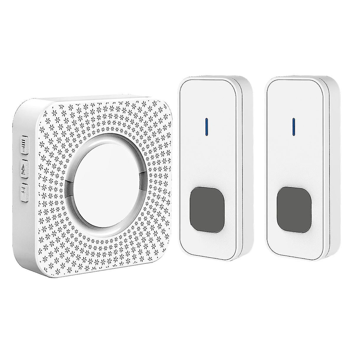 Wireless Door Bell 55 Chimes Song Transmisor y receptor inalámbrico con ...