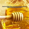 24Pcs Wooden Honey Dipper Sticks - 8cm Natural Wood Syrup Drizzler ...