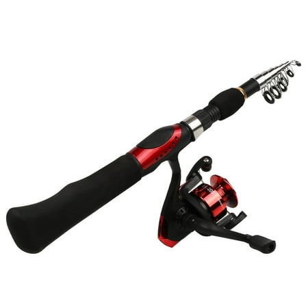 Portable Fishing Rod and Spinning Left Right Hand Fishing Reel Travel ...