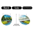 Bee Suncatcher Window Hanging, Round Acrylic Puzzles Garden Decor for ...