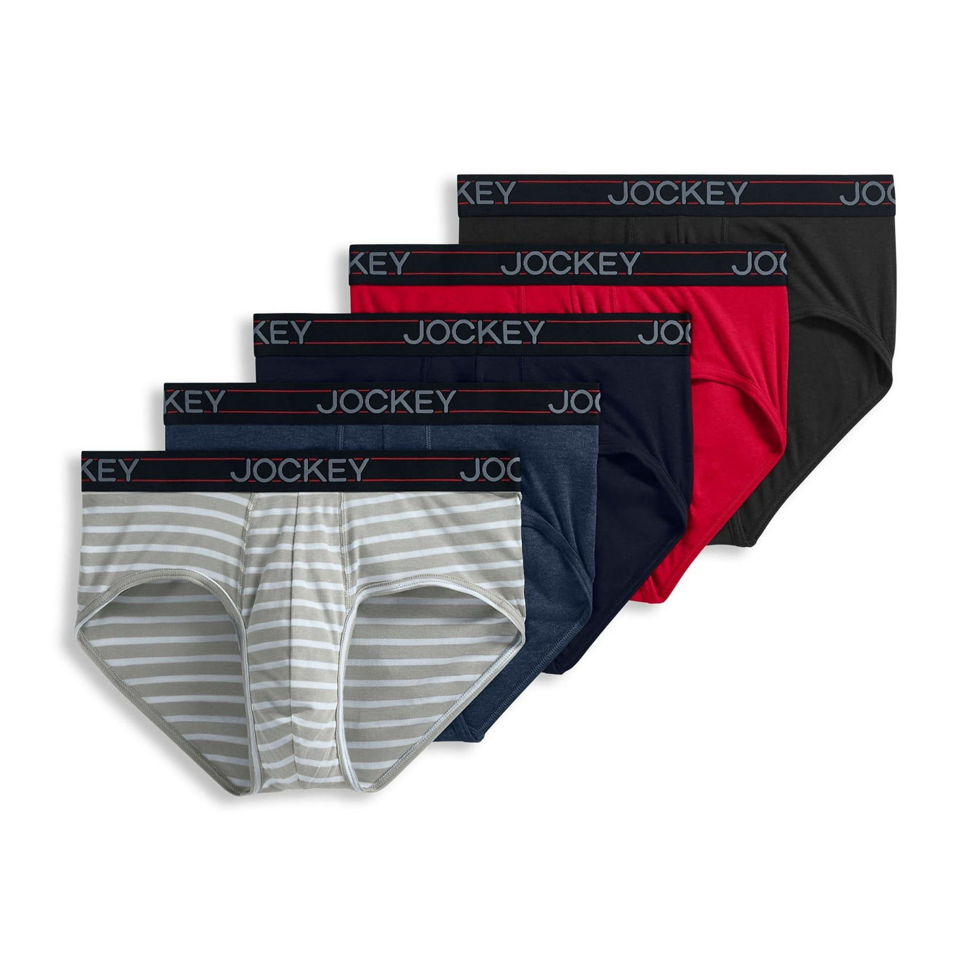 Click here for Jockey Mens Lightweight Cotton Blend Brief - 5 Pac... prices