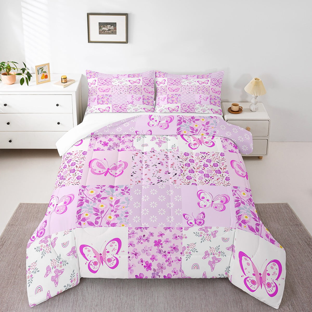 Click here for Yst Butterfly Toddler Crib Bedding For Girls Flora... prices