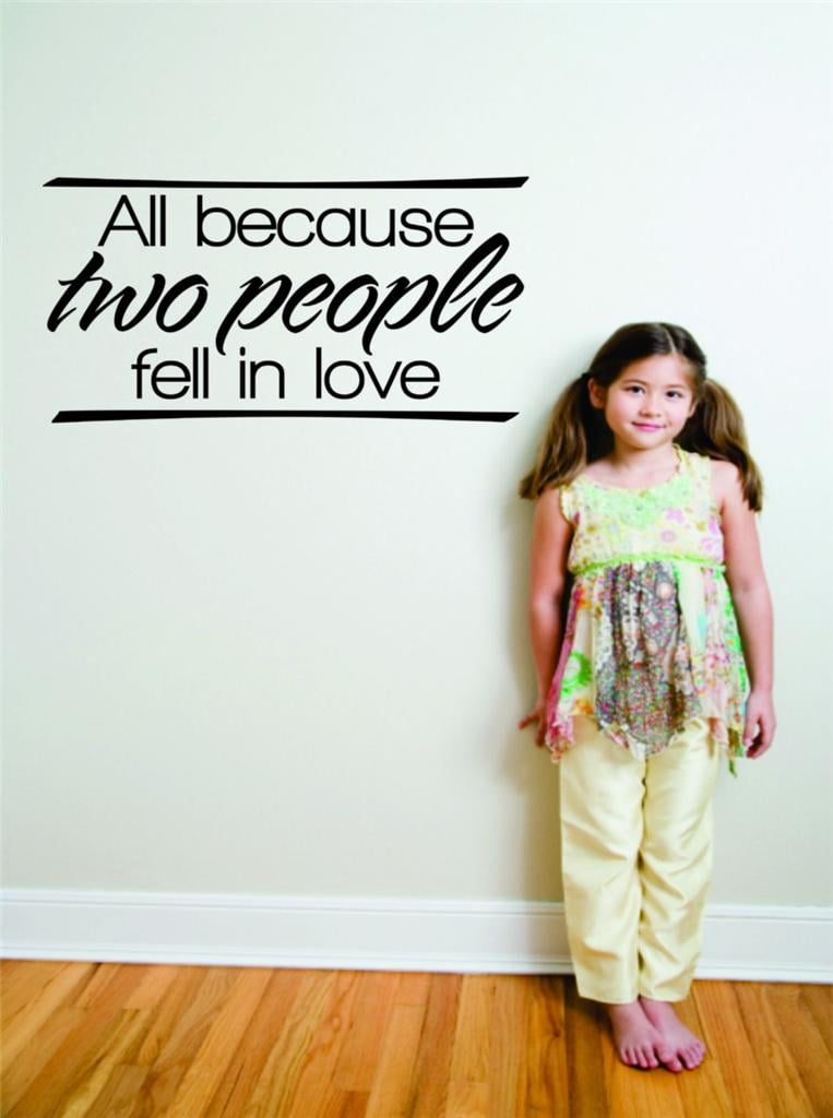 Design With Vinyl All Because Two People Fell In Love Artwork Blissful ...
