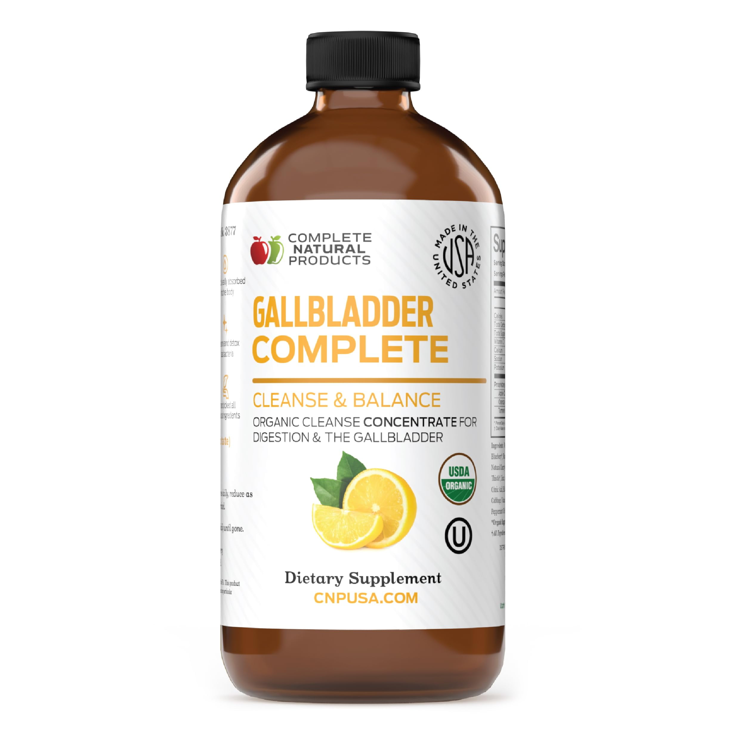 Gallbladder Complete 8oz - Natural Organic Liquid Gallstones Cleanse ...