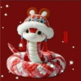 Snake Chinese New Year Mascot Doll Plush for Lunar Year Spring Festival ...