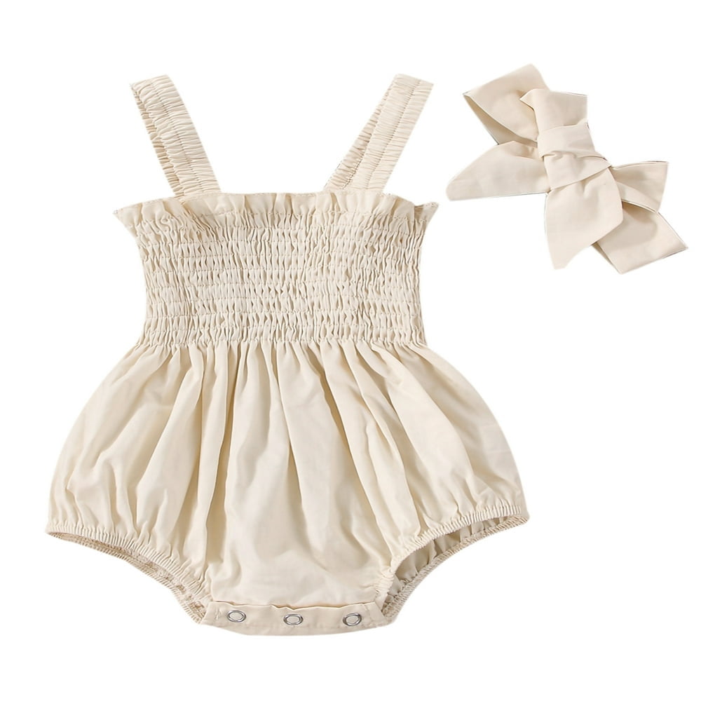 Click here for Generic Infant Baby Girls Summer Elastic Jumpsuit... prices