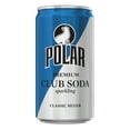 (2 pack) Polar Beverages Club Soda Mixer, Liquids, 7.5 oz, 6 Pack Cans ...