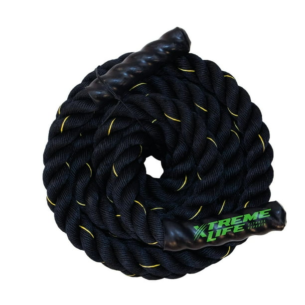 Cuerda Crossfit Battle Rope Cuerda Batalla 5cm X 10 Metros negro 1 ...