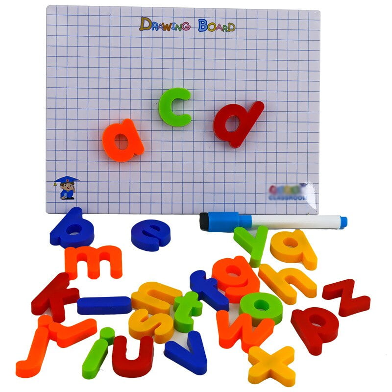 Colorful Teaching Magnetic Letters Numbers Early Learning Magnets ...