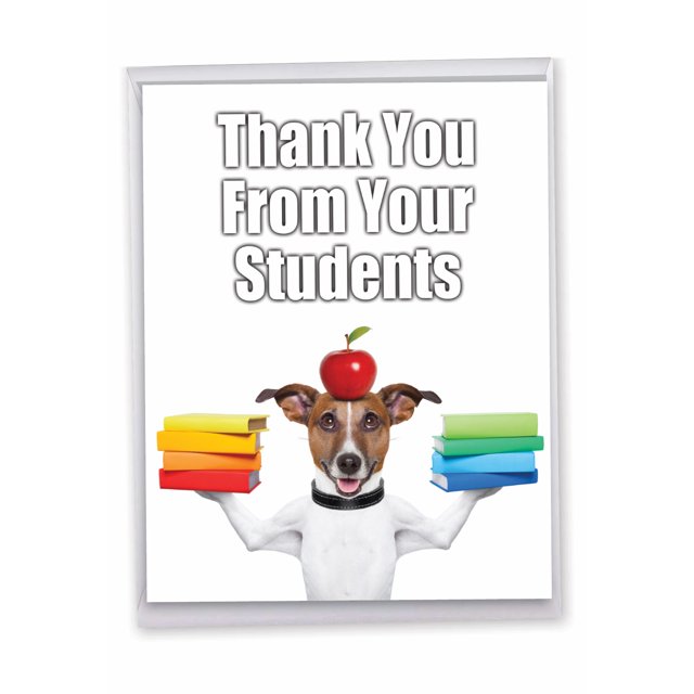 1 Jumbo Funny Graduation Thank You Card with Envelope (8.5 x 11 Inch ...