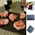 Aluminum Alloy Quick Defrost Tray for Meat Seafood Steak No Need Heat ...