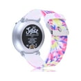 Justice Unisex Tween Sport Smart Watch with Silicone Strap with Tie Dye ...