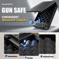 Blacksmith Portable Biometric Gun Safe, Quick Access Handgun Safe with ...